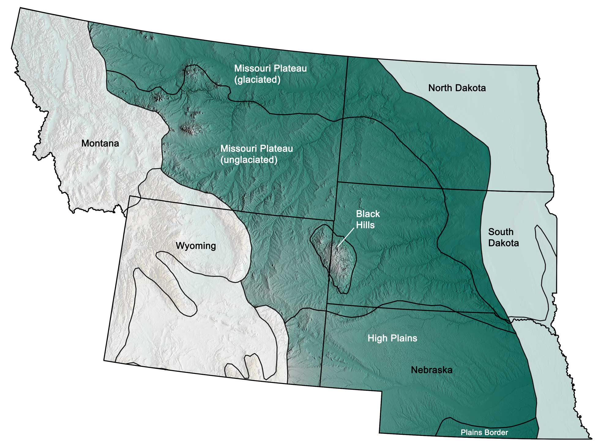 Topography Of The Great Plains Earth Home